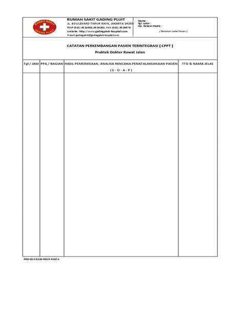 Cppt Rawat Jalan Pdf