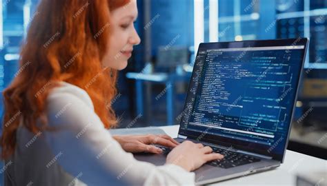 premium ai image software development concept coding programmer