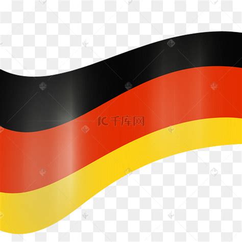 德国国旗飘带图片 德国国旗飘带图片素材免费下载 千库网