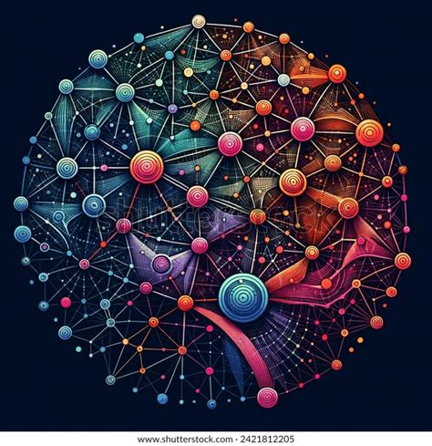 Consider Vector Based Representation Interconnected Nodes Ai Generated