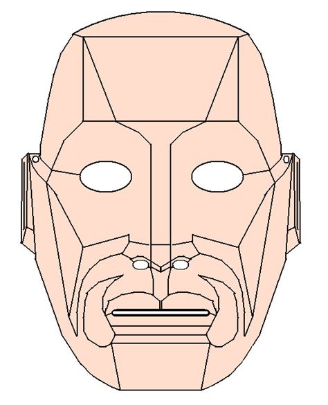 Red Dwarf Kryten Mask By Doctorwhoone On Deviantart