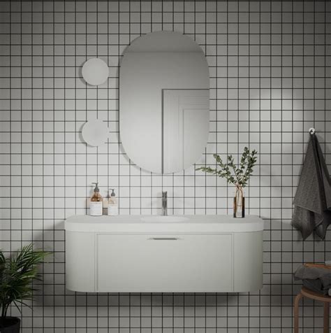 Rifco Contour Deluxe Curved Vanity — Designer Bathware