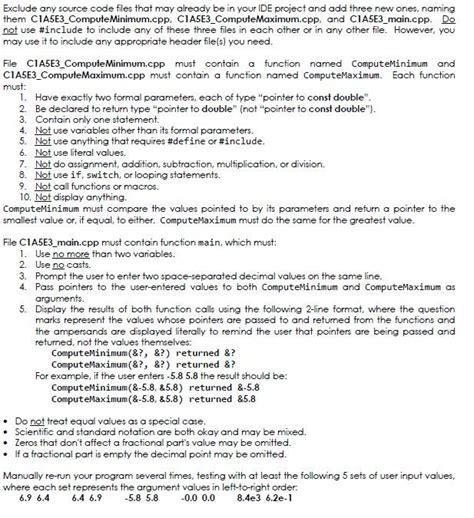 Solved Exclude Any Source Code Files That May Already Be In