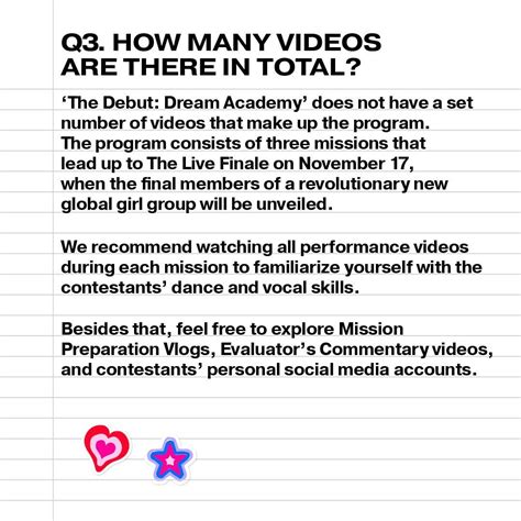 Hybe X Geffen The Debut Dream Academy Faq Program Broadcasting