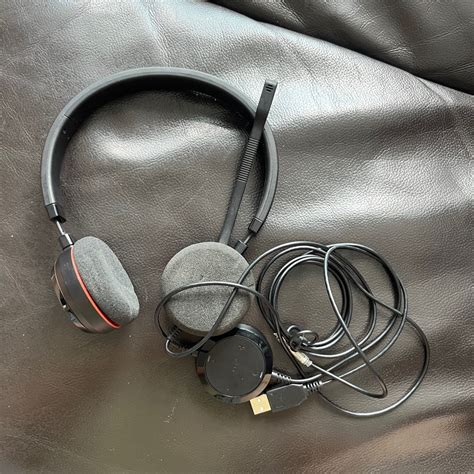 Jabra Evolve Professional Stereo Usb Headset Audio Headphones Headsets On Carousell