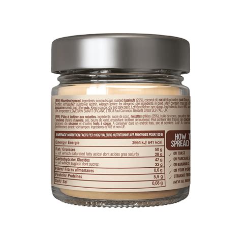 Hazelnut Spread White Hazel Daze 250 G Loveraw