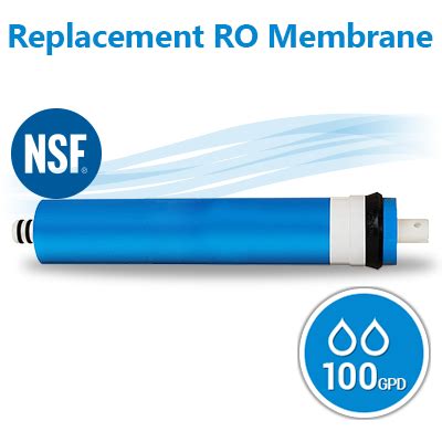 GPD Reverse Osmosis Membrane Max Water Flow