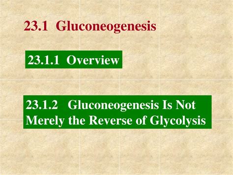 PPT Chapter Gluconeogenesis Glycogen Metabolism And The Pentose Phosphate Pathway