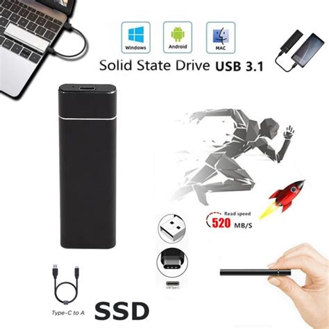 Mini Portable Hard Drive Storage Device Type C Ext Grandado