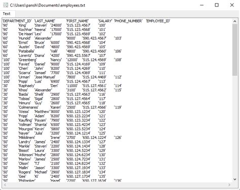 Filter Txt Columns