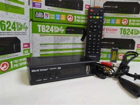 НОВЫЙ HD тюнер приставка Т2 WV T624D4 приемник DVB-C/T2 YouTube MEGoGo ...