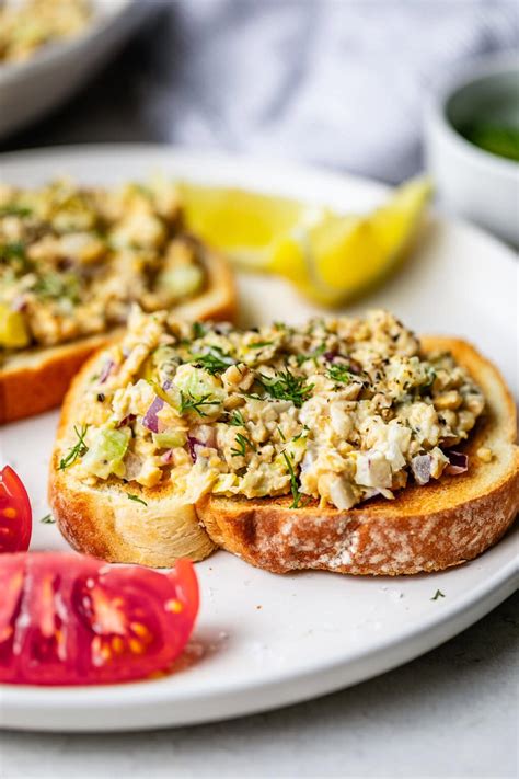 Chickpea Tuna Salad Vegan Skinnytaste