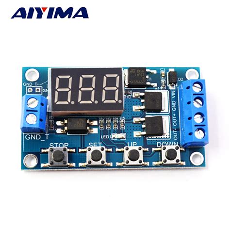 Aiyima New Dc 12v24v Time Delay Relay Solid State Relay Ssr Timer