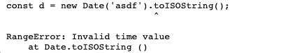 JavaScript RangeError Invalid time value 错误 迹忆客