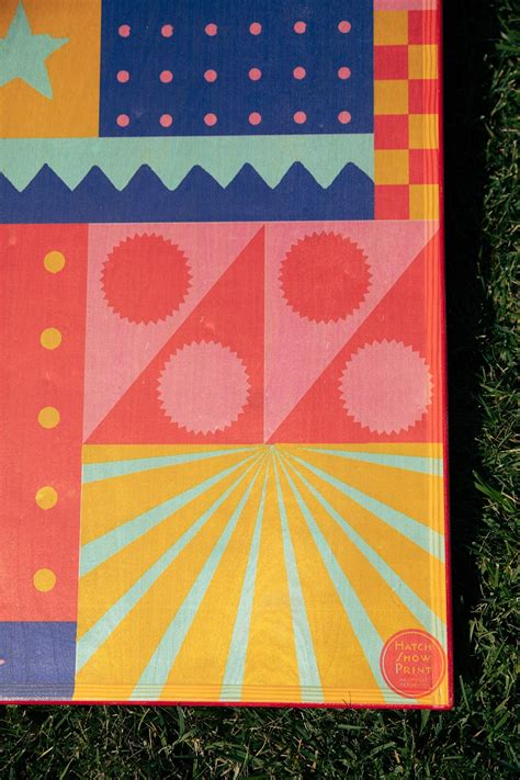 Hatch Sunburst Cornhole Set Hatch Show Print