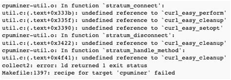 static compilation of cpuminer
