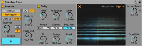 Ableton Live Spectral Time — Wikisound