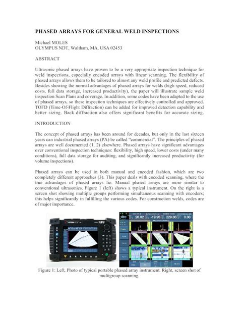 pdf phased arrays for general weld inspections dokumen tips