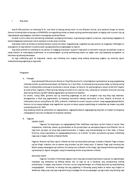 Suring Basa Sa El Filibusterismo Pdf