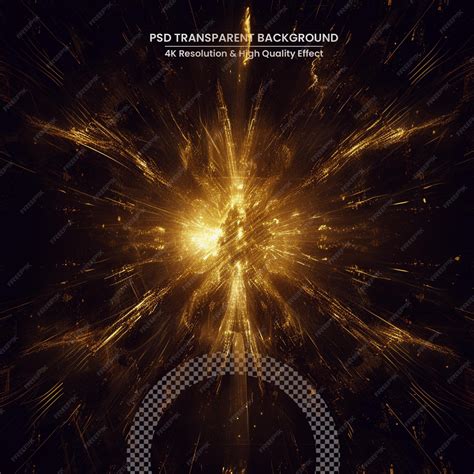 조명 효과와 스파클을 사용하여 어두운 배경에 추상 빛나는 금색 수직 조명 선 프리미엄 Psd 파일