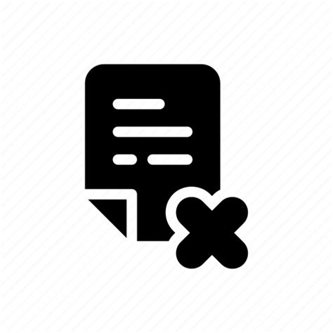 Cancel Failed Project Process File Icon Download On Iconfinder