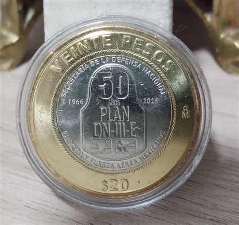 Moneda De 20 Pesos Del Aniversario Plan Dn3 Circulada Escasa Mercadolibre