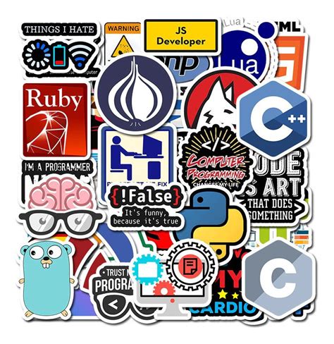 Kit Adesivos Programação Ti Para Notebook Mercado Livre