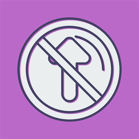 No Passing Vector Icon 23612950 Vector Art At Vecteezy