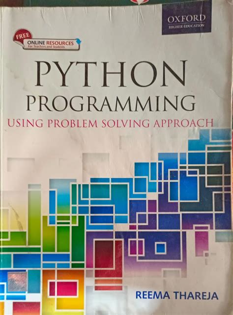 Buy Python Programming Using Problem Solving Approach By Reema Thareja Second Hand And Used Book