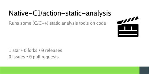 Native Ciaction Static Analysis Runs Some Cc Static Analysis Tools On Code