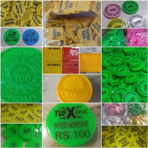 Multicolor Round Number Token Coins With Hole At ₹ 2 Piece In New Delhi Id 22661509155