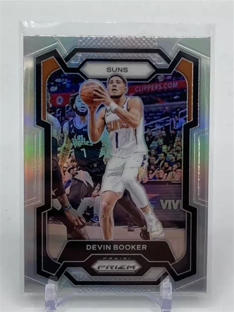 2023 24 PANINI PRIZM Devin Booker Argento Prizm Phoenix Suns 58 EUR 2