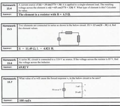 Solved Homework A Current Source Of It 10 Sin3771 30