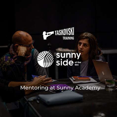 Irena Taskovski Mentoring At Sunny Academy Sunny Side Of The Doc Training Taskovski Films