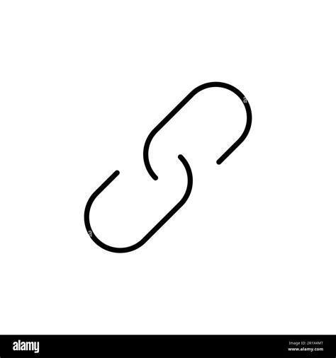 Link Icon Vector Hyperlink Chain Symbol Stock Vector Image And Art Alamy