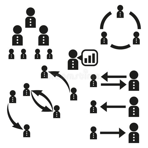 Set With Communication Icons Vector Illustration Stock Image Stock Vector Illustration Of