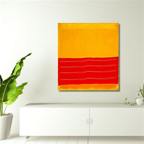Mark Rothko Canvas Mark Rothko Wall Art Rothko Abstract Rothko Poster Art Reproduction