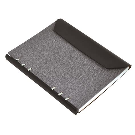 Tri Fold Diy Binder Notebook Office Stationery Office Leather