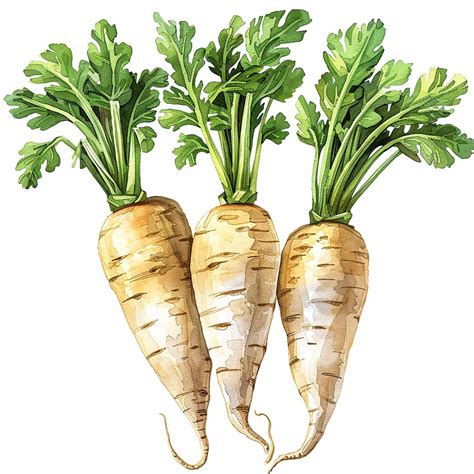 Photography Of Watercolor Parsnip Vegetable Clipart Premium Ai Generated Image Photography Of Watercolor Parsnip Vegetable Clipart Premium Ai Generated Image