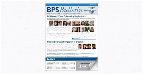 Biophysical Society Bulletin October 2024 Page 8