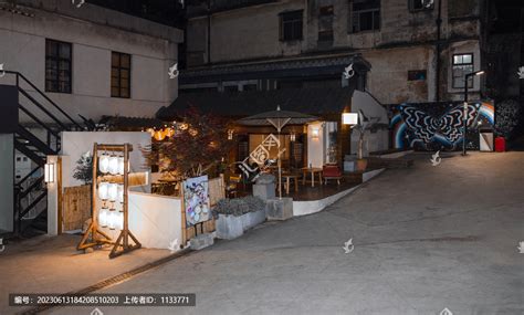 惠州野岛文化生活社区夜景 历史遗迹 建筑摄影 摄影素材 汇图网www huitu