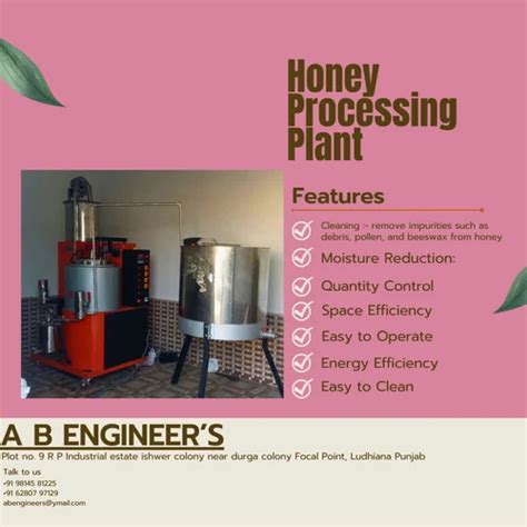 Honey Processing Line Capacity 100 500 Kgs 5 Kw Capacity 600
