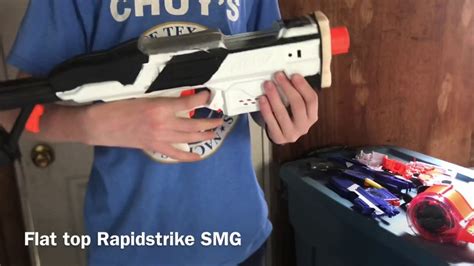 Flat Top Smg Nerf Rapidstrike Youtube