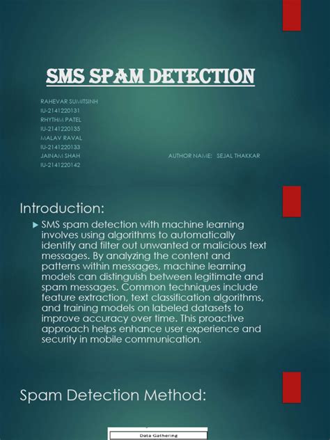 Sms Spam Detection 1 Pdf Spamming Machine Learning