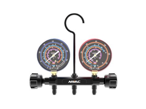 Navac Nmg15a Pro Manifold Gauge Analog R 410a R 404a R 134a