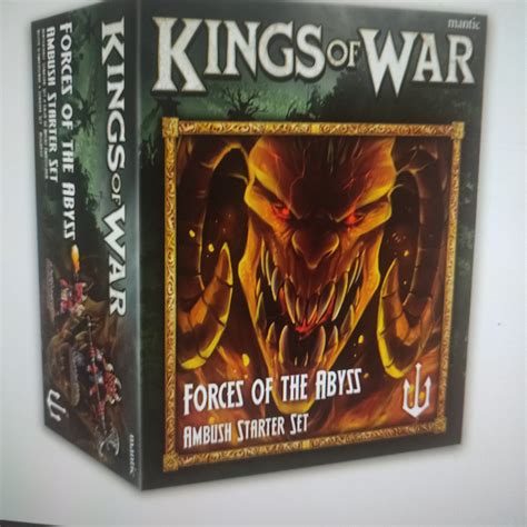 Kings Of War Starter Set Ambush Forces Des Abysses 123jeux