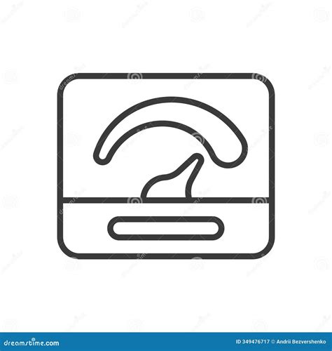Ruler Scale Measure Sign Scale For A Ruler In Centimeters Vector