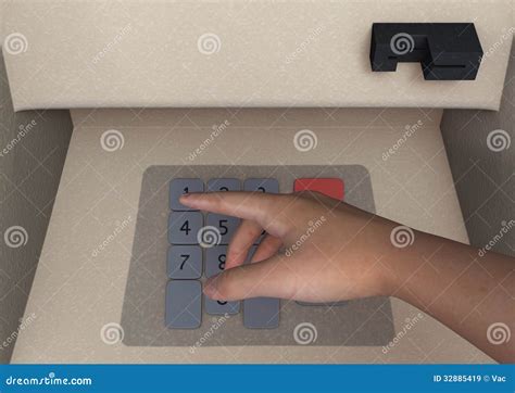 ATM PIN Code Entry ilustração stock Ilustração de eletrônico 32885419