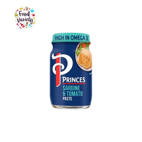 Princes Sardine And Tomato Paste 75g ปริ๊นท์ ที่ทาขนมปังรสปลาซาร์ดีนและ