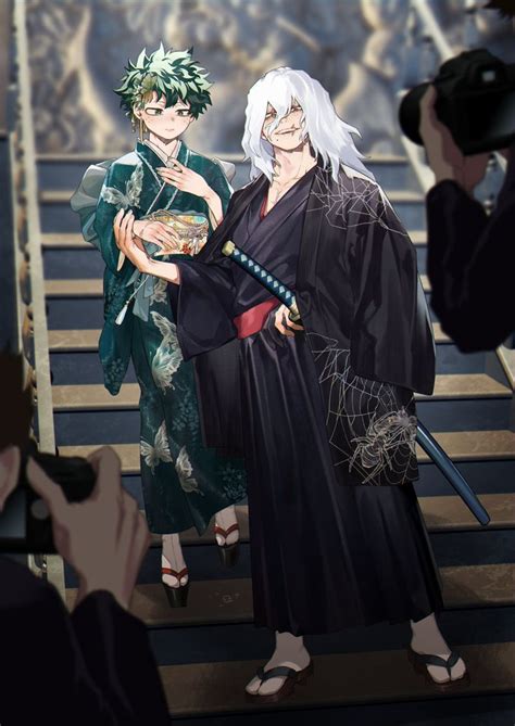 Izuku Midoriya X Tomura Shigaraki In 2023 Traditional Dresses